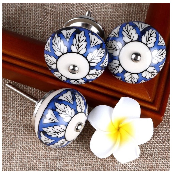 Kitchen | 6 Vintage Hand Painted Knobs | Poshmark